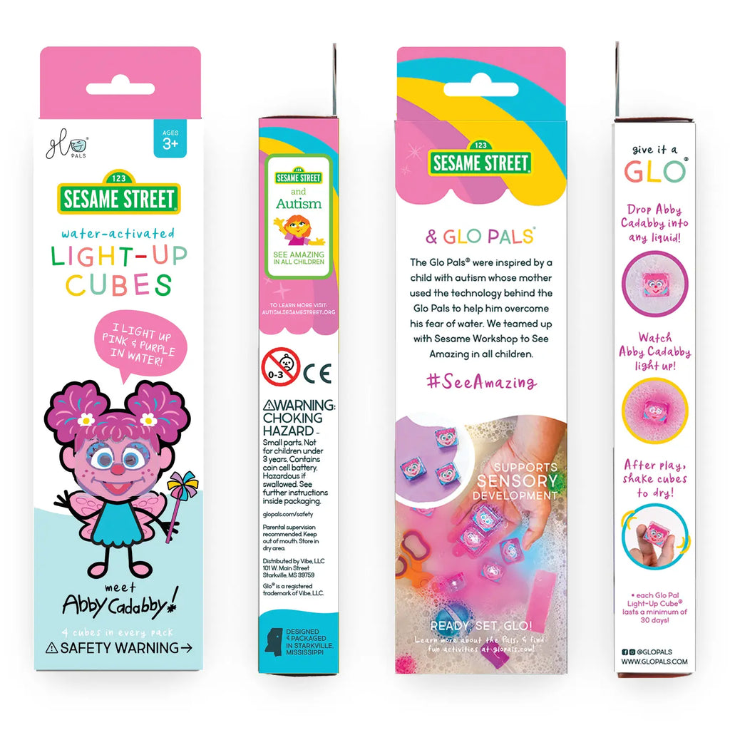 Glo Pals - Abby Cadabby - Sesame Street Light Up Cubes – Forever Youngsters
